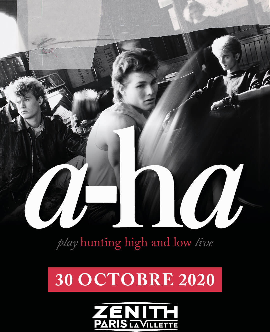 a-ha : concert au Zénith Paris- La Villette, 30 octobre 2020
